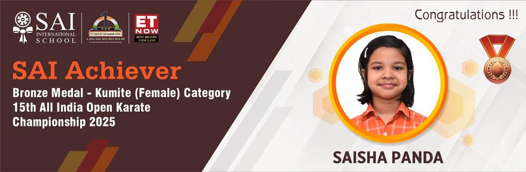 SAIoneer Saisha Panda Secures Bronze at the 5th All India Open Karate ...